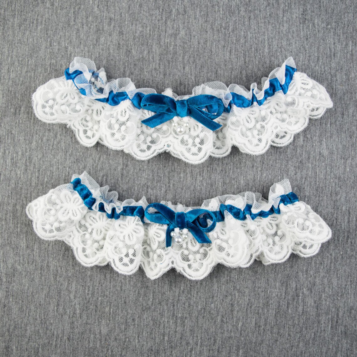 Set of 2 Velvet Garters for Your Wedding or Just Special | Etsy