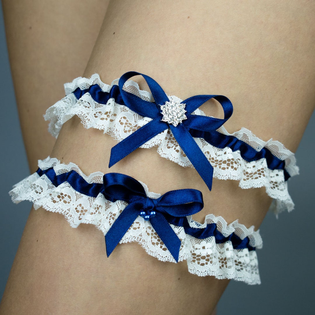 Garter Set / Rhinestones Garter Tossing Garter for Your Wedding, Hen ...