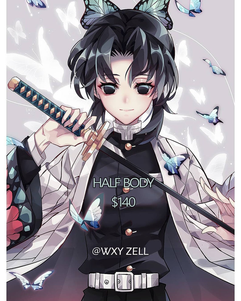 Custom anime commission Digital Art character Chibi Dnd video | Etsy