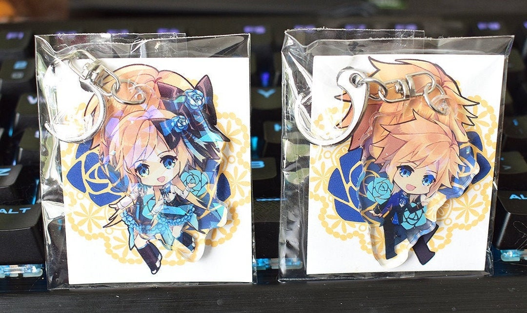 Original Anime Character Acrylic Keychain Charm 2 Double Sided ...