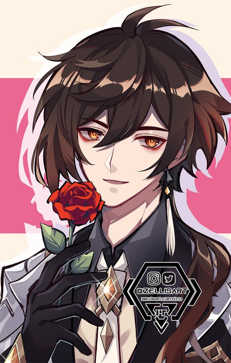 Buy Genshin Impact Zhongli Poster K/DA Akali All Out Poster11x17 Online ...