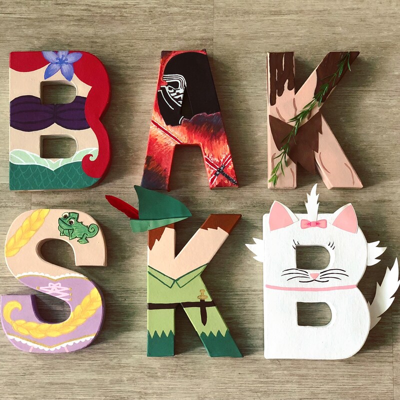 Character Letters - Etsy