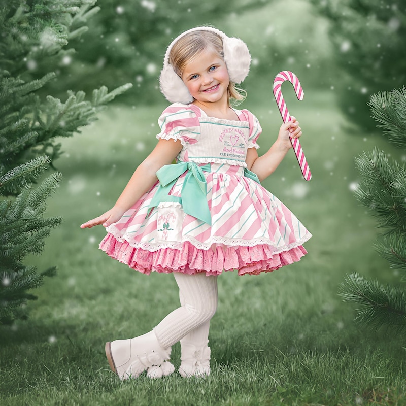 Candy Cane Dress - Etsy