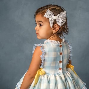 Easter Duck Dress, Spring Duck Dress, Blue and Yellow Easter Dress ...