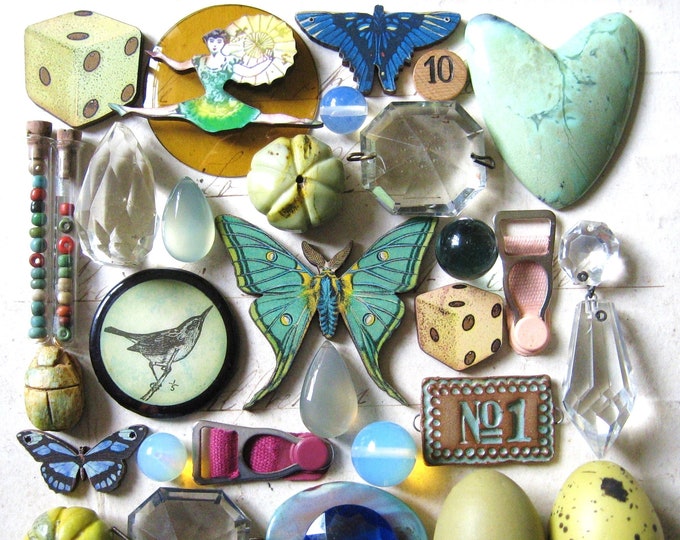 Collection of Vintage and Modern Finds, Components for Jewellery Making ...