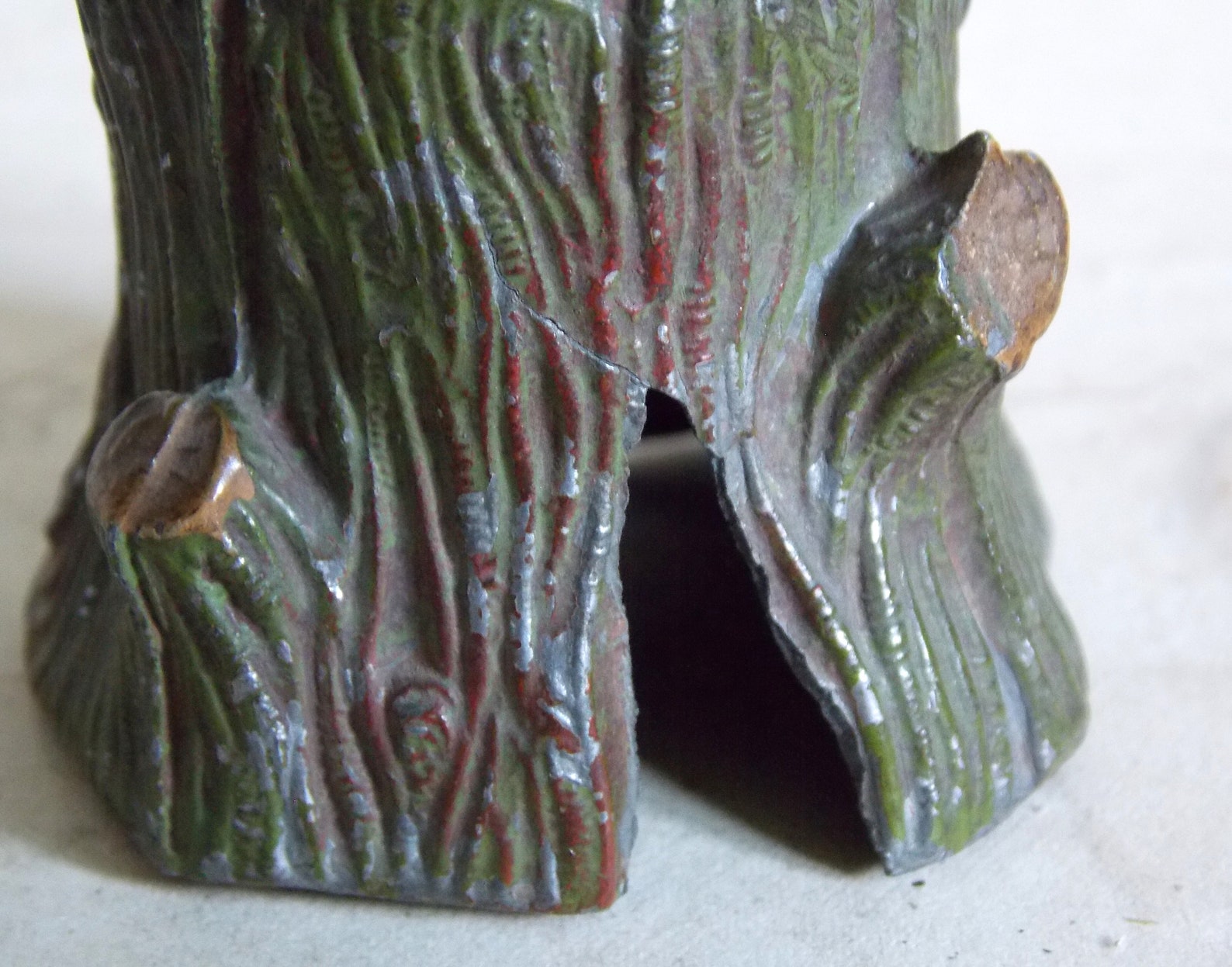 Vintage Heyde German Metal Tree Stump Inkwell as Found - Etsy