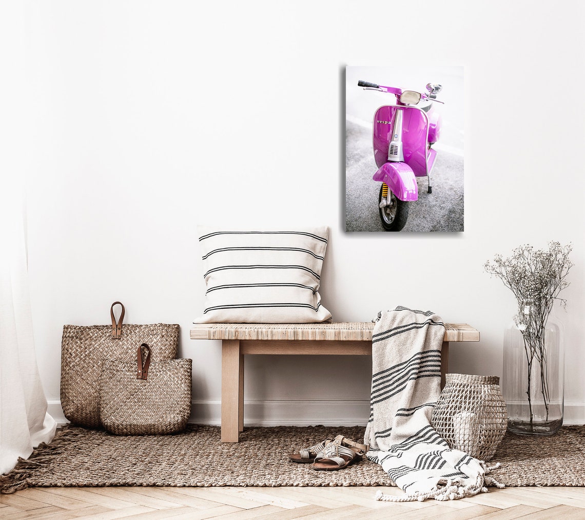 Digital Download, Italy Vespa Print, Purple Vespa Photo, Retro Hipster ...