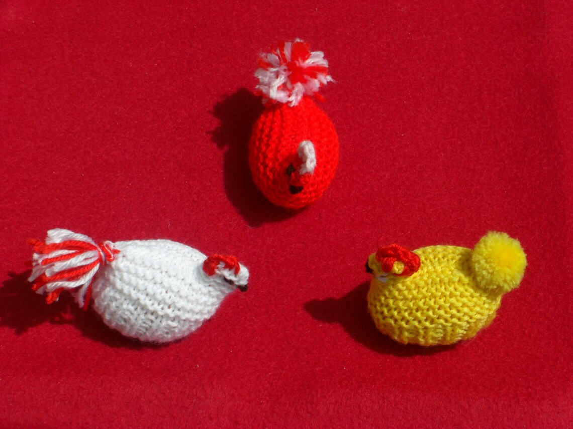 HAND KNITTED Easter Chicks or chook Chookchooks. - Etsy