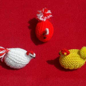 HAND KNITTED Easter Chicks or chook Chookchooks. - Etsy