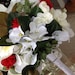 Magnolia Bloom Beach Bridal Bouquet With Phalo Orchids and Red - Etsy