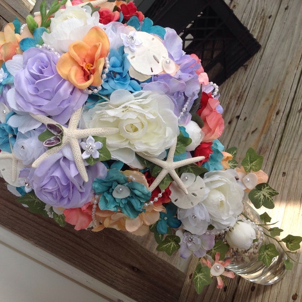 Beach Wedding Bouquet - Etsy