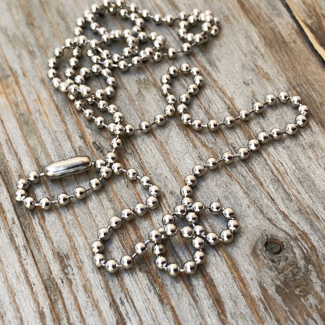Stainless Steel Ball Chain Necklace Long Finished BallChain | Etsy
