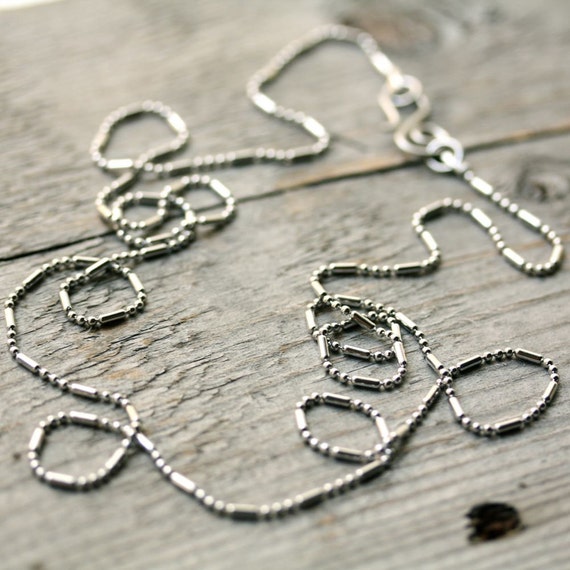 Fine Necklace Chain Stainless Steel With Handmade Clasp Long | Etsy