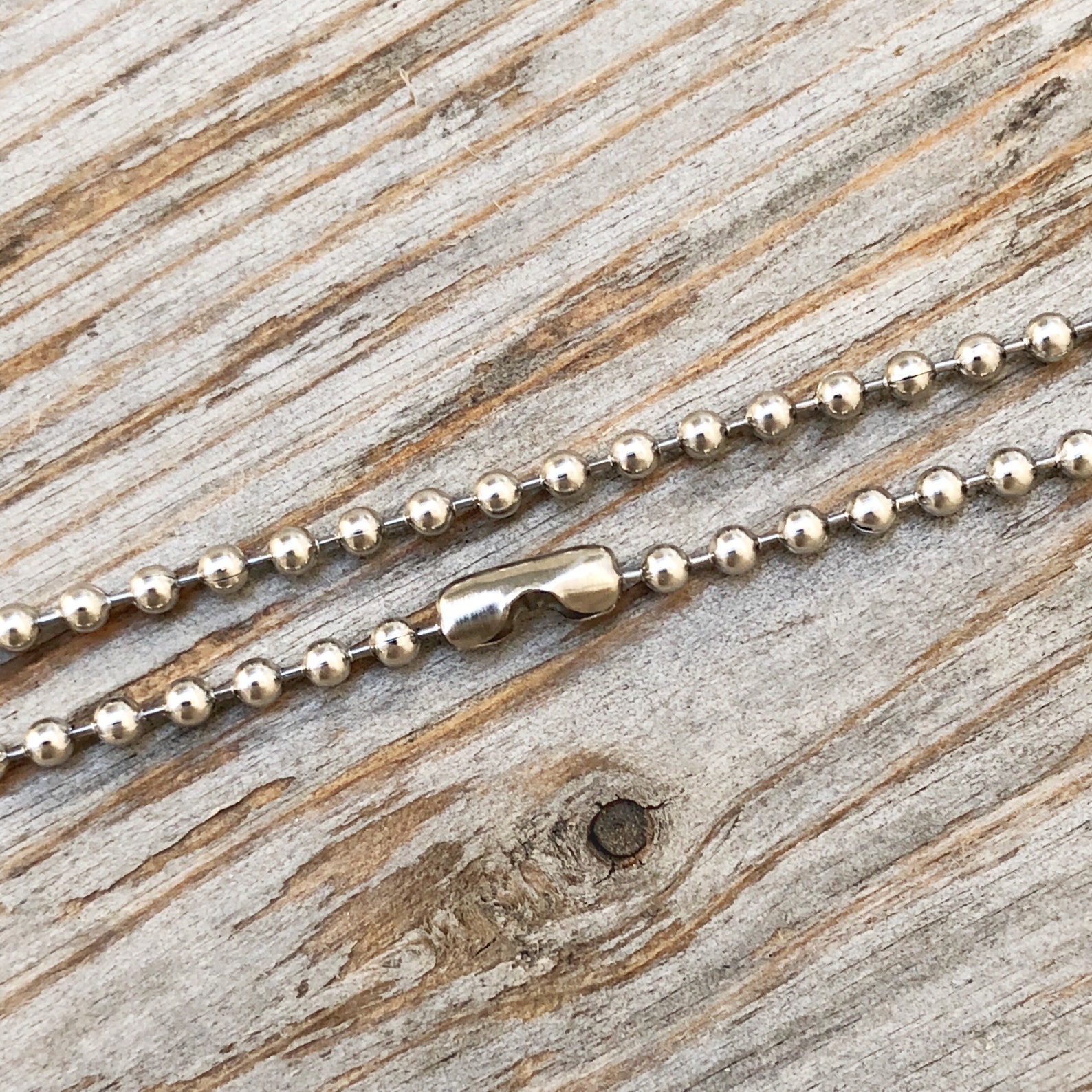 Stainless Steel Ball Chain Necklace Long Finished BallChain | Etsy