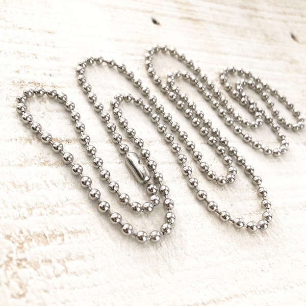 3mm Ball Chain - Etsy