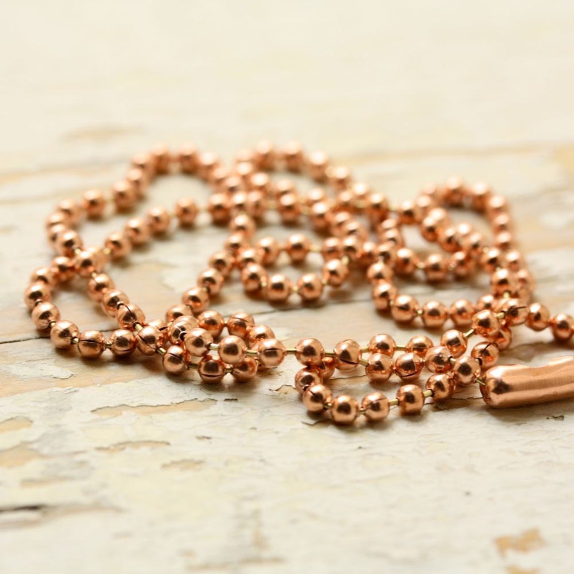 30 32 34 or 36 Solid Copper Necklace - Etsy