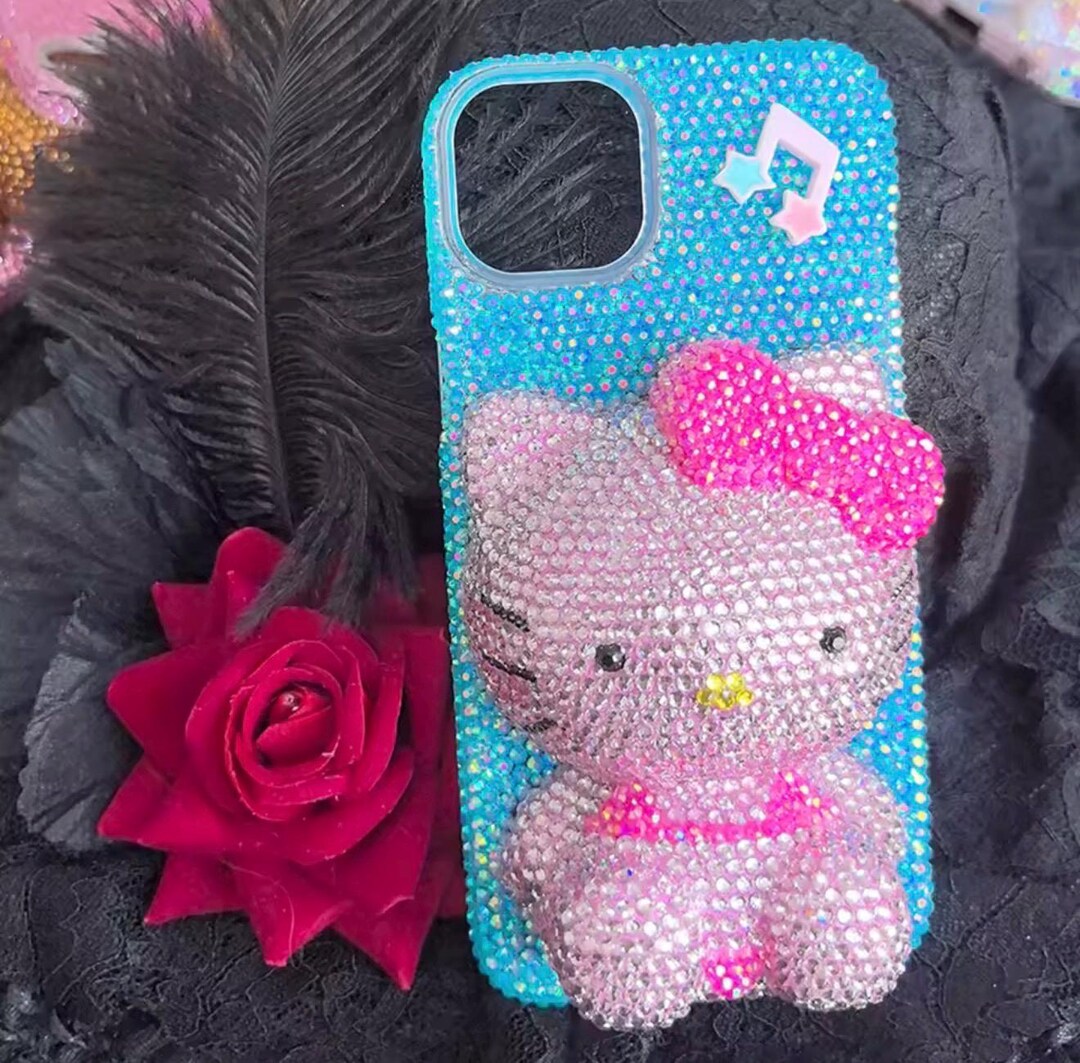 Bedazzled Kitty Case - Etsy