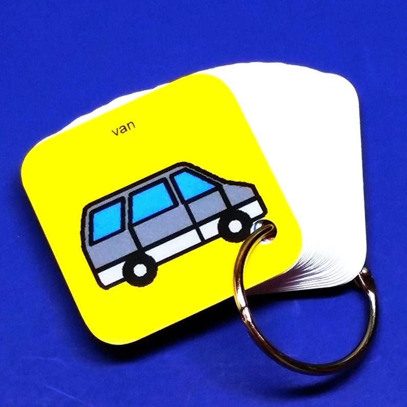 Autism EZ Travel PCS Transitional Keyring Visual Aid for - Etsy