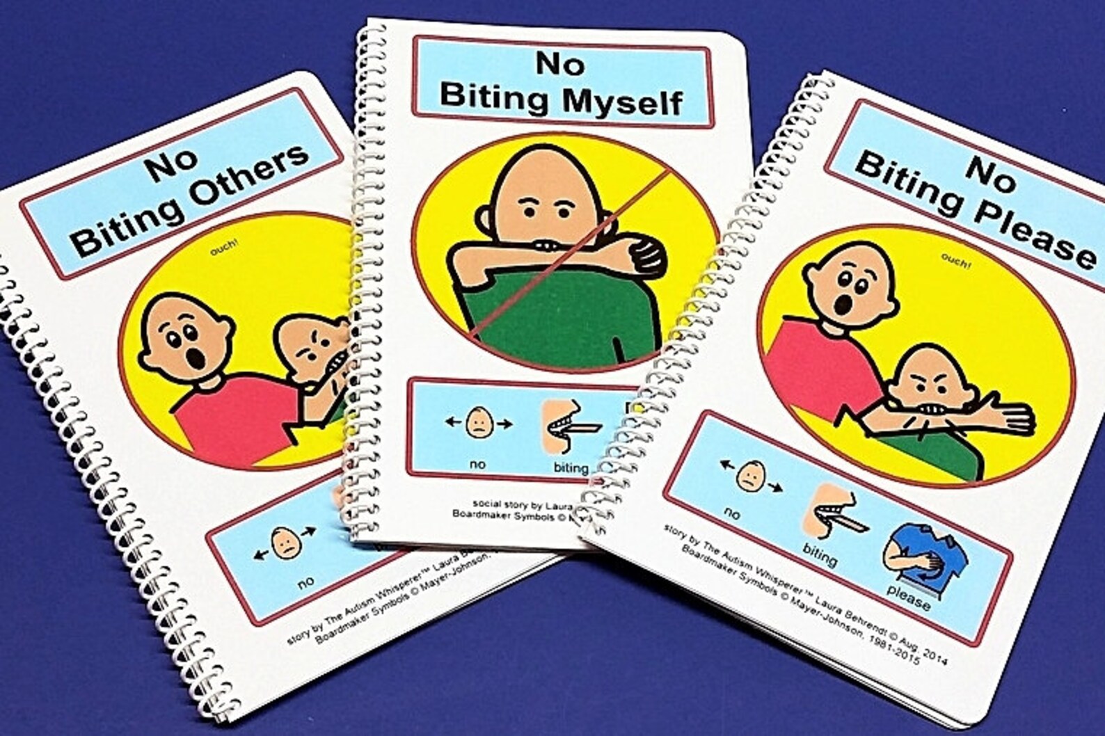 No Biting Autism Social Story Stop Biting Others or Stop - Etsy