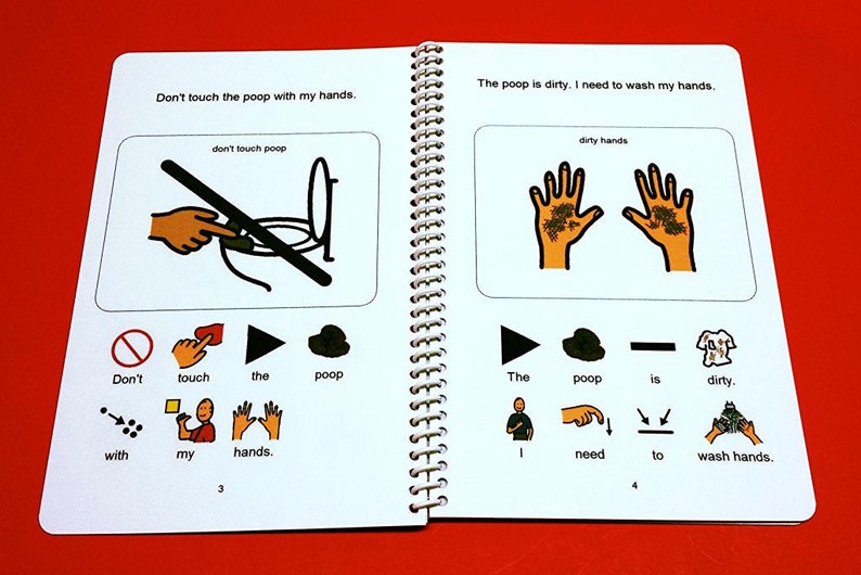 Don't Smear the Poop PCS Autism Social Story | Etsy