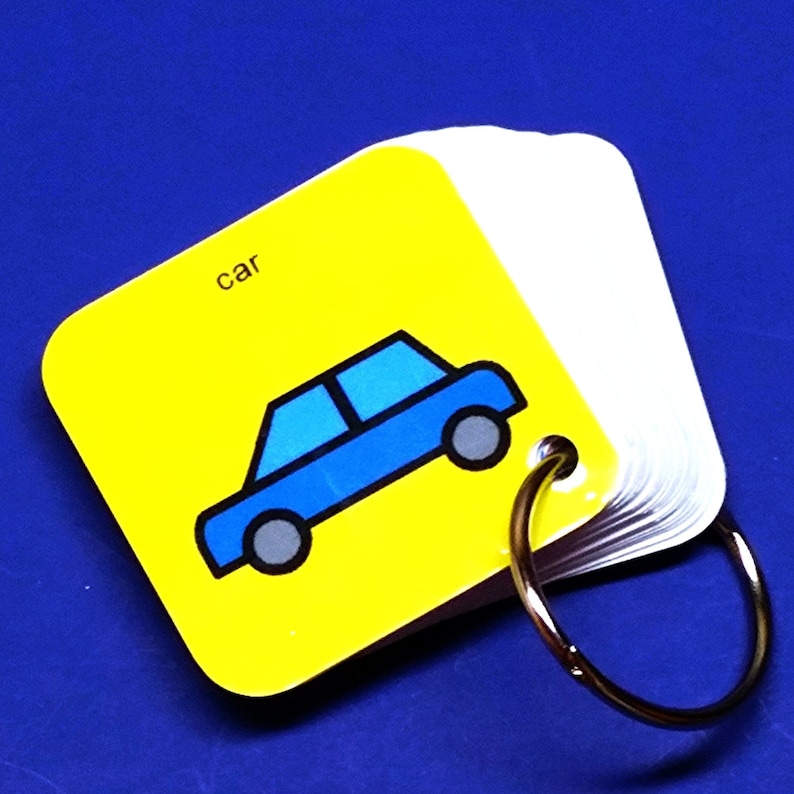 Autism EZ Travel PCS Transitional Keyring Visual Aid for - Etsy