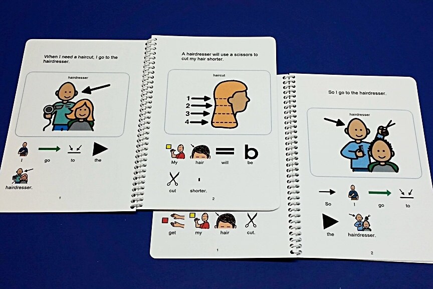 Getting a Haircut PCS Social Story Choose Boy or Girl Autism - Etsy UK