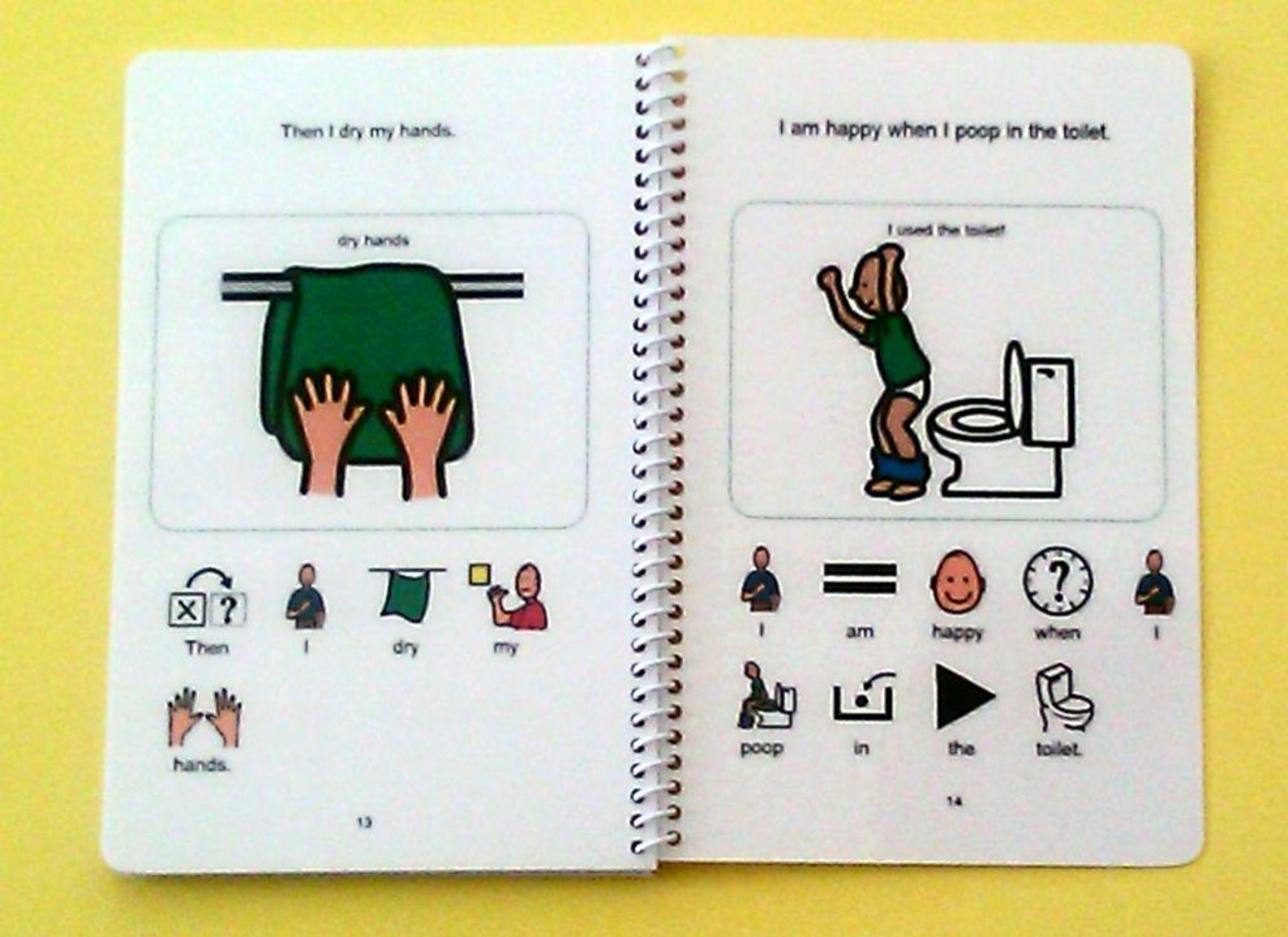 Yes I Can Poop PCS Autism Social Story Visual Therapy Book | Etsy