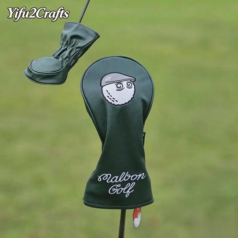 Malbon Golf Wood Head Covers Driver Woods Fairway Hybrid Golf Club Head ...