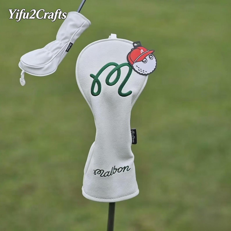 Malbon Golf Wood Head Covers Driver Woods Fairway Hybrid Golf Club Head ...