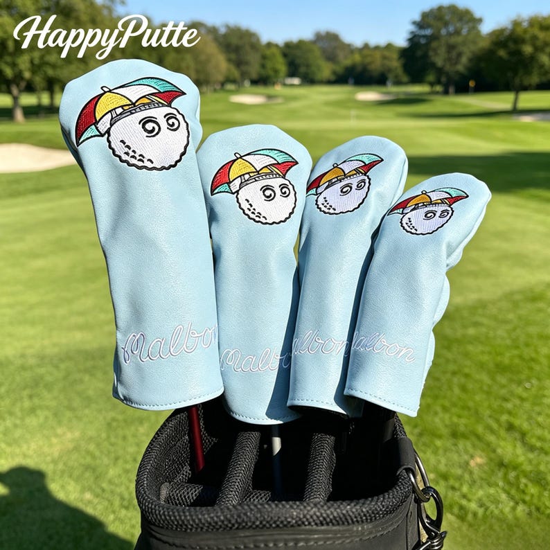 Golf Wood Club Cap Cover No. 1 Driver 3or5 Fairway Wood Cover Semi ...