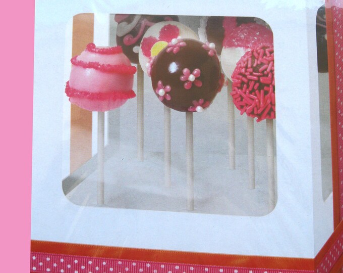 Cake Pop Box Pop Cake Boxes Window Cupcake Boxes Valentines Cake Ball ...