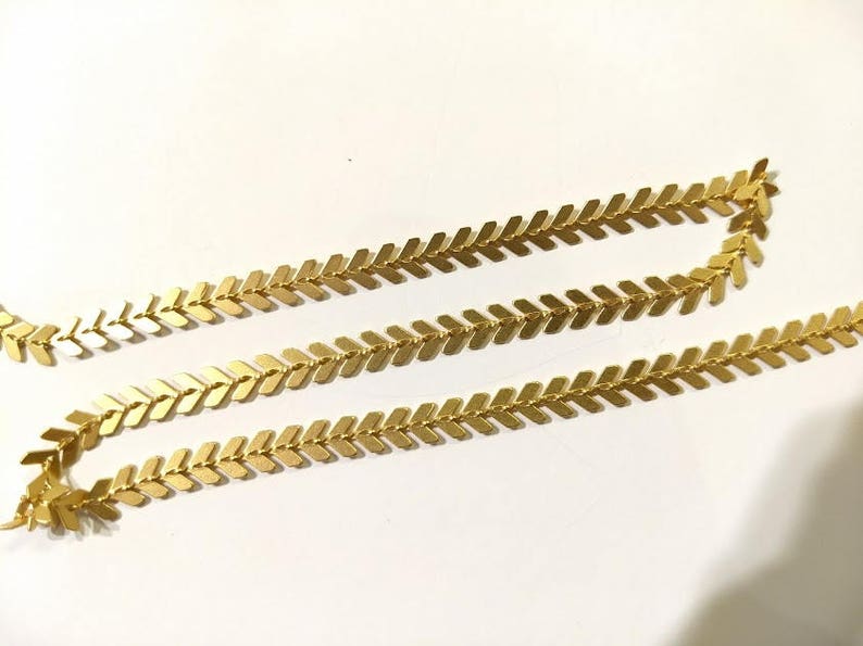 6.5mm Flat Chevron Link Chain. Sold by the Foot. - Etsy