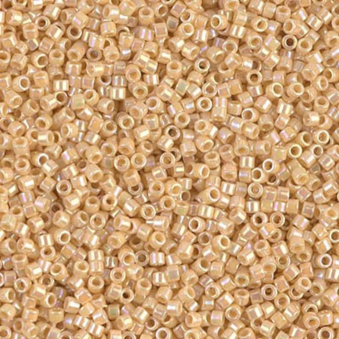 DB 1571, Light Butter Rum-opaque- Luster - Miyuki Delica Beads - Size ...
