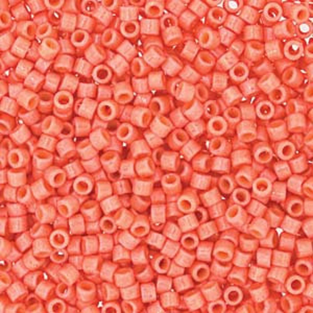 DB 2114, Duracoat -opaque- Dark Salmon Pink - Miyuki Delica Beads ...
