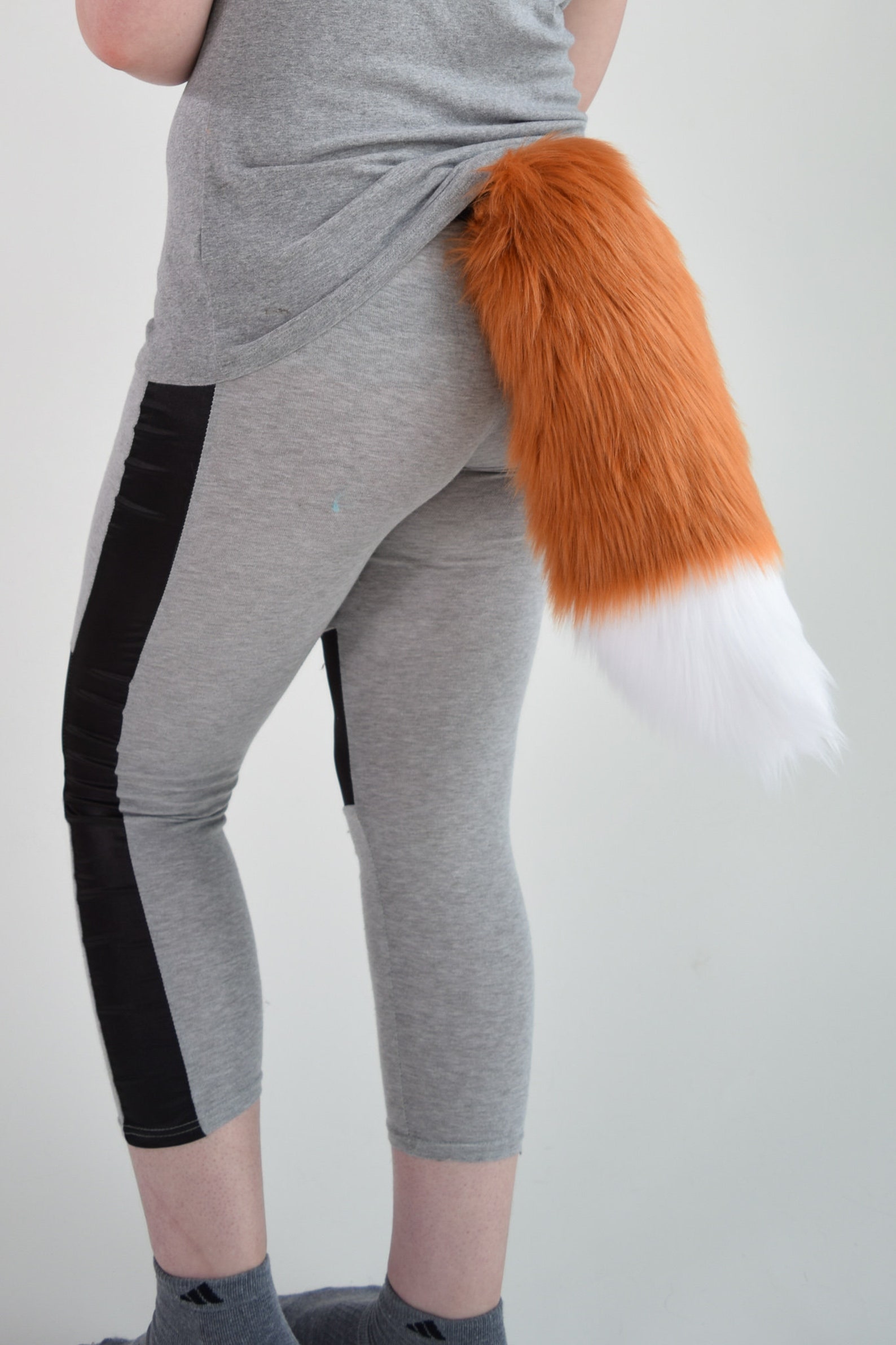 SMALL Rust Furry Ear And/or 19 Tail With White Tip Set - Etsy