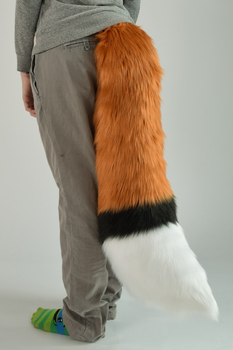 DELUXE Rust Copper Furry Fox Tail and Ears Cosplay | Etsy