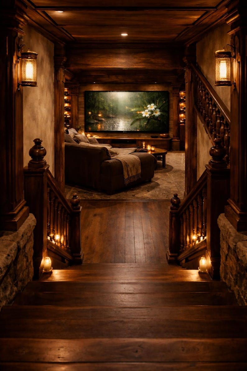 Frame TV Art | Tropical Rain Frangipani Scene | Cozy Interior Mood | 4K ...