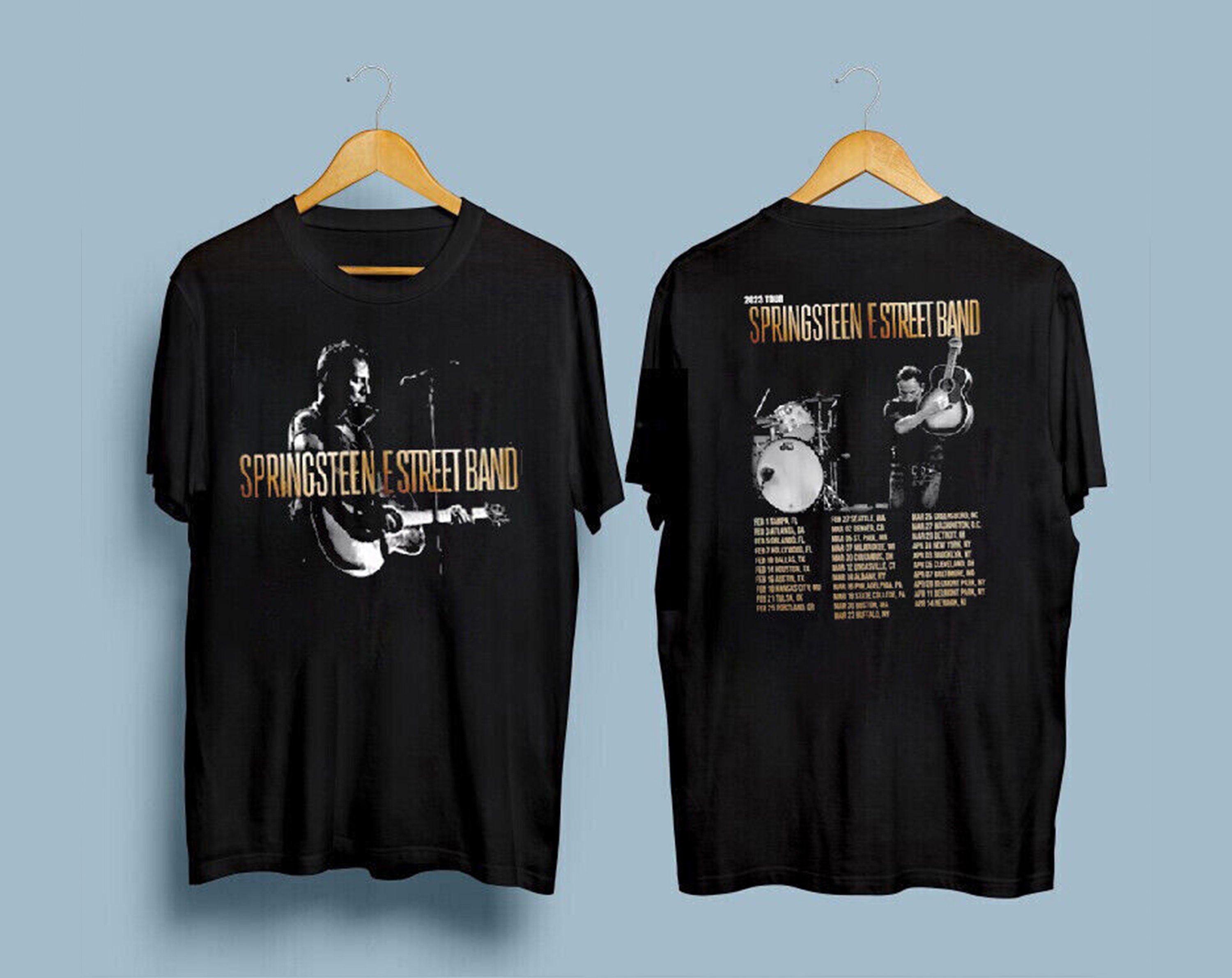 Bruce Springsteen 2023 Tour Shirt, Springsteen n E Street Band Tour T ...