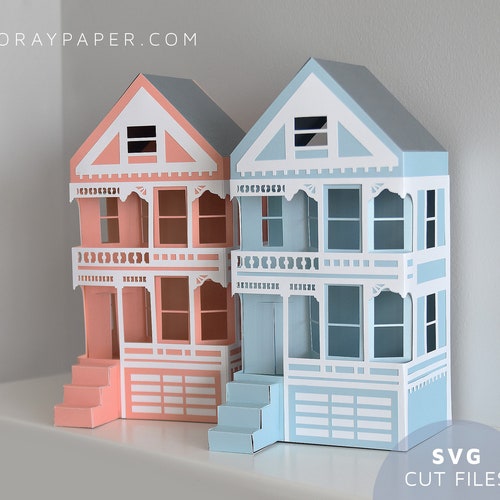 Victorian Paper House Template