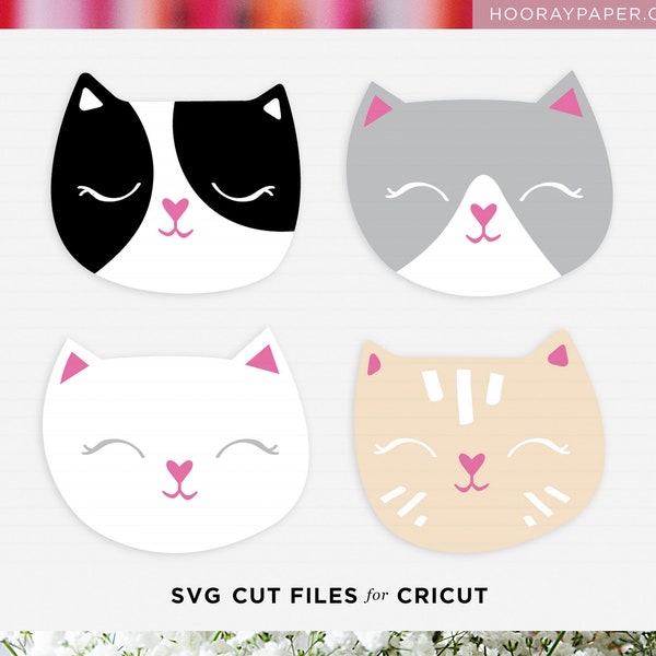 Cute Cat Face Template - Etsy