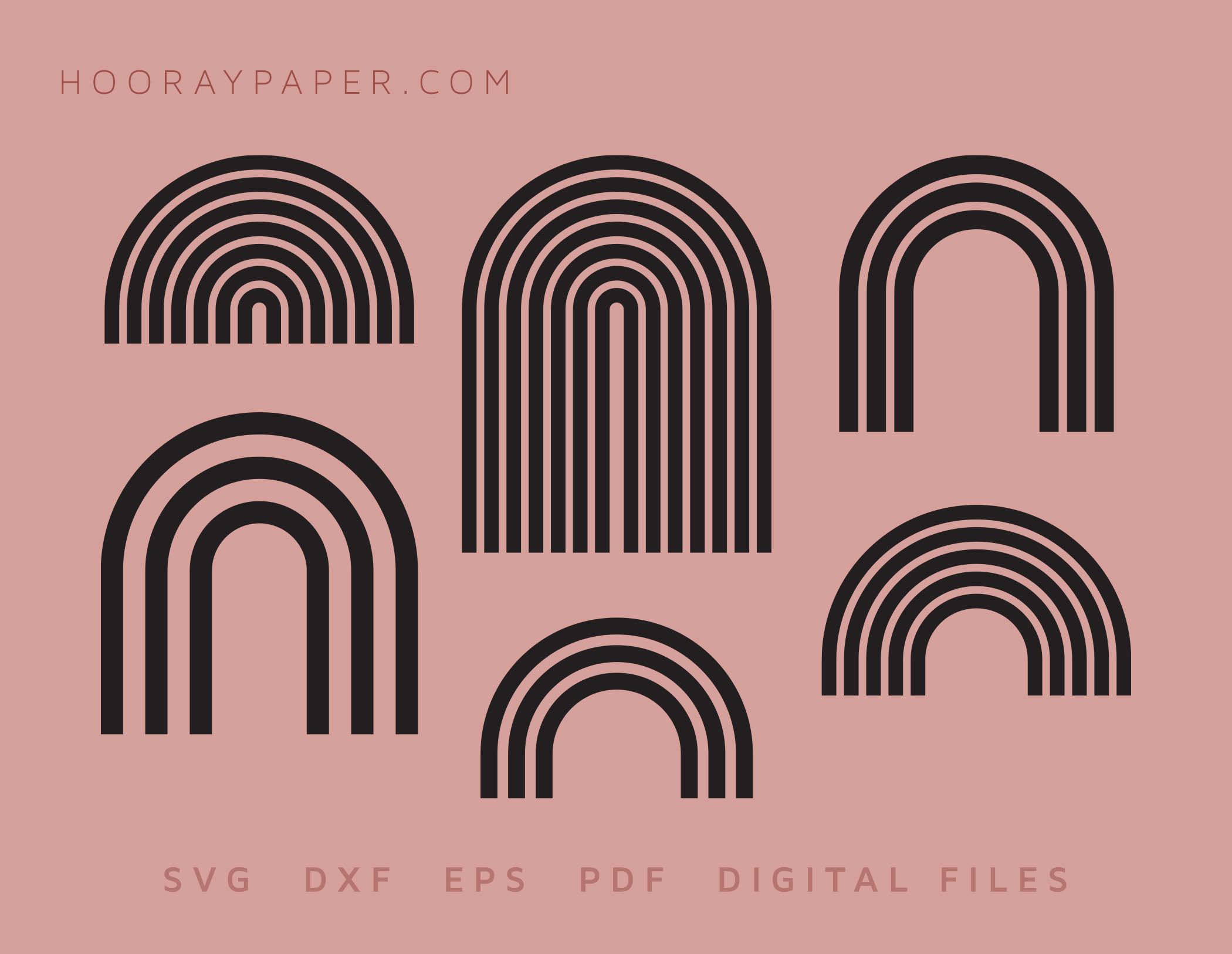 Arch SVG Cutting Files for Cricut / DXF for Silhouette / Boho - Etsy ...