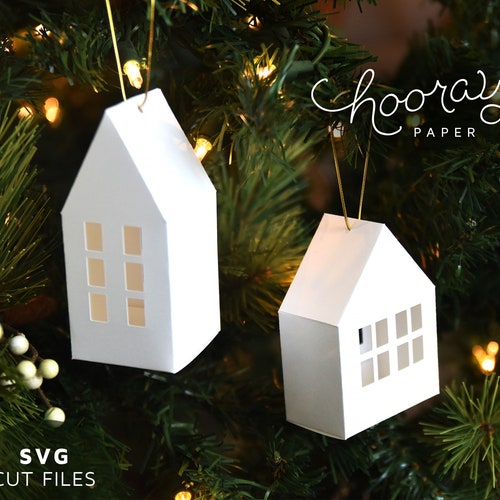 Paper House SVG Cutting Files for Cricut Scanncut2 - Etsy