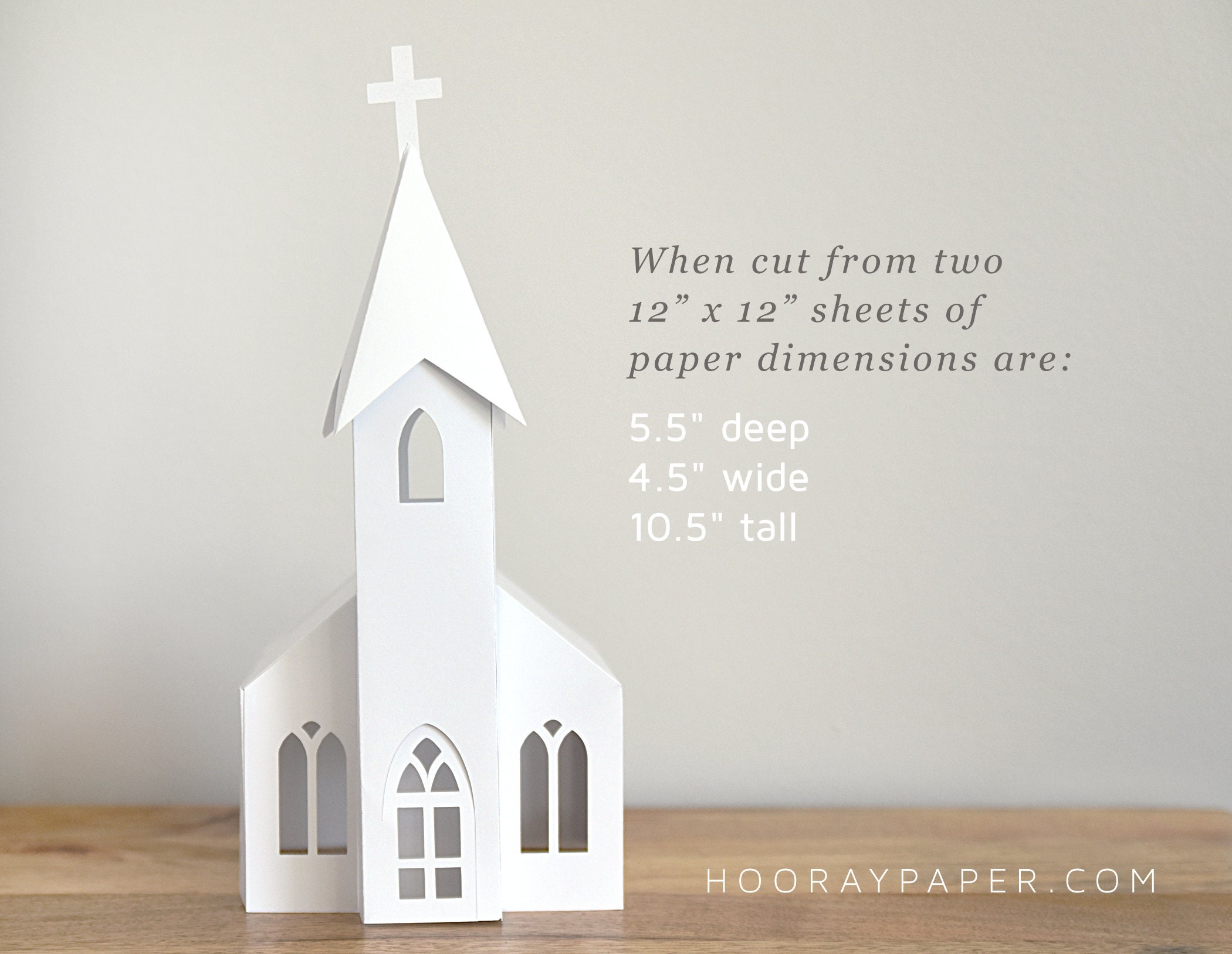 Church SVG Cutting File for Cricut / DXF Included / Great for | Etsy ...