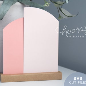 Double Arch Sign SVG Cutting Files for Cricut / Includes Stand - Etsy