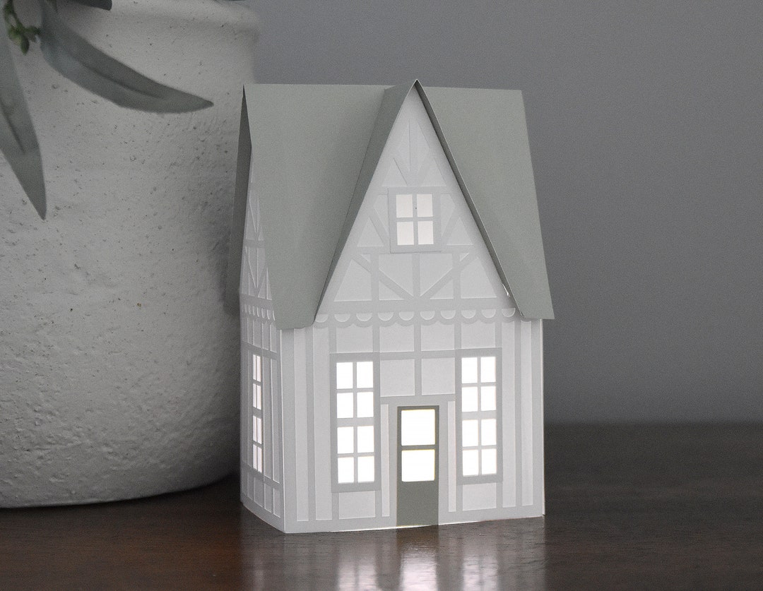 House SVG CUTTING FILES for Cricut, Silhouette / Christmas Village ...