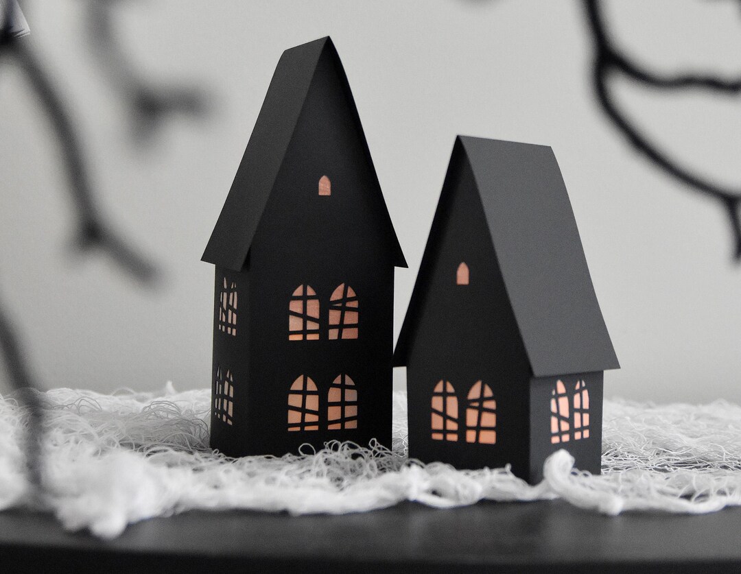 Haunted House SVG CUTTING FILES for Cricut, Silhouette / Little Diy ...