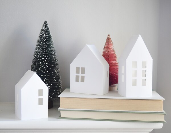 Stitch & Fold Paper House Luminary Kit - Etsy Canada