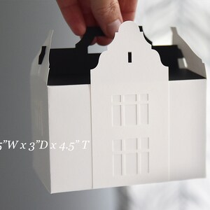 House Gift Box SVG CUTTING FILES for Cricut / Modern White Paper House ...