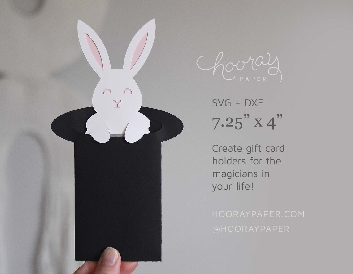 Magic Gift Card Holder SVG Cutting Files for Cricut / DXF - Etsy