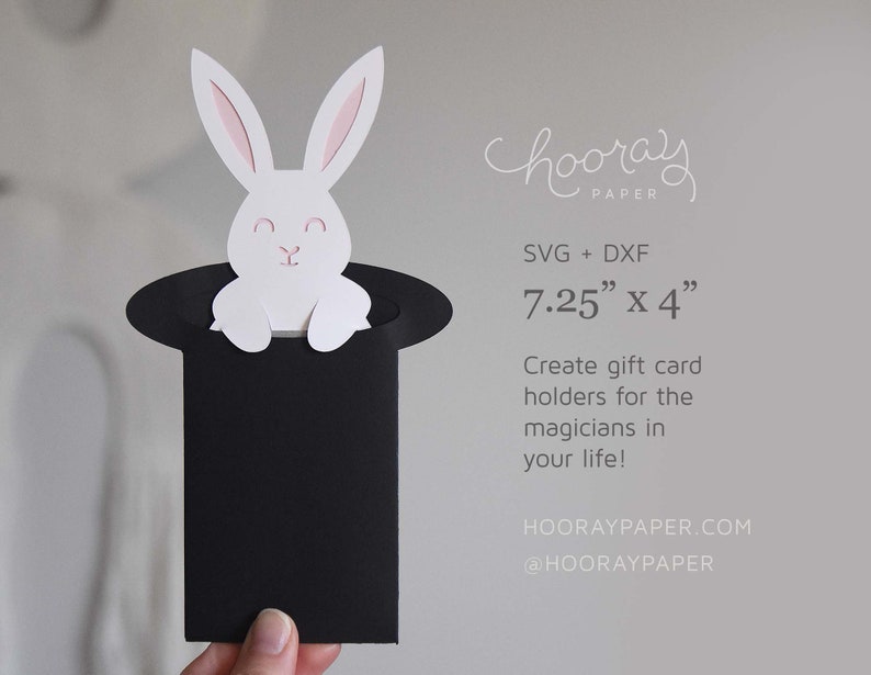 Magic Gift Card Holder SVG Cutting Files for Cricut / DXF - Etsy